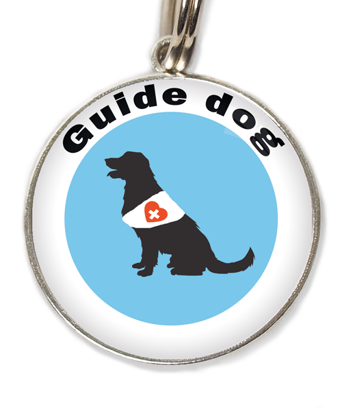 Guide Dog (silhouette) – Huisdier Penning