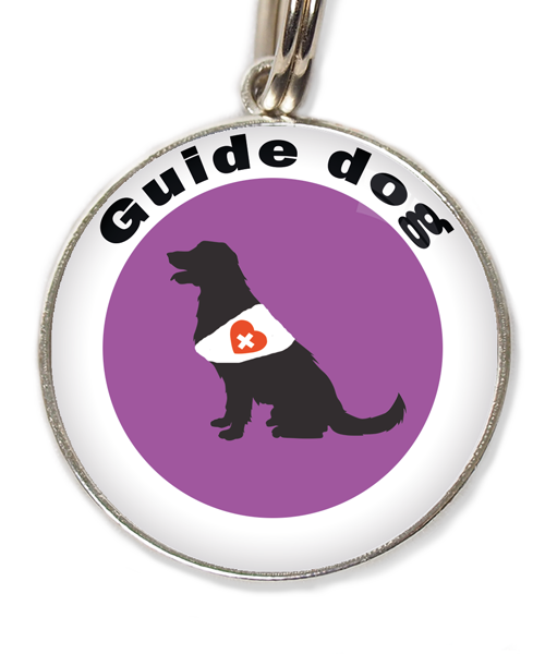 Guide Dog (silhouette) – Huisdier Penning