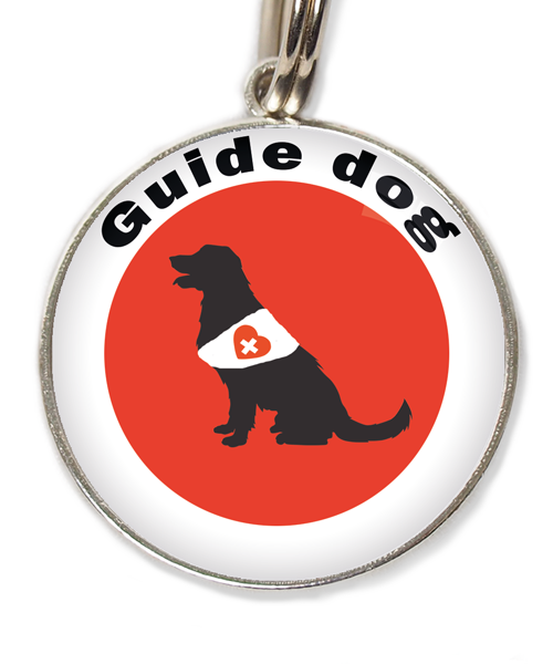 Guide Dog (silhouette) – Huisdier Penning