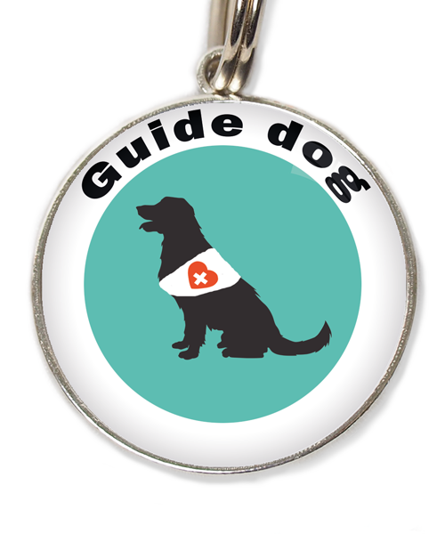 Guide Dog (silhouette) – Huisdier Penning