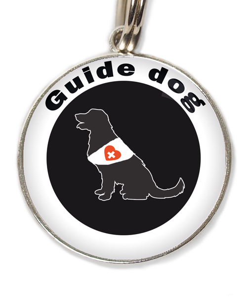 Guide Dog (silhouette) – Huisdier Penning