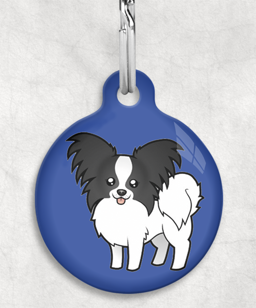 Vlinderhond zwart-wit – Huisdier Penning