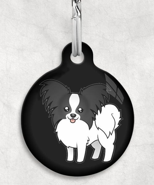 Vlinderhond zwart-wit – Huisdier Penning